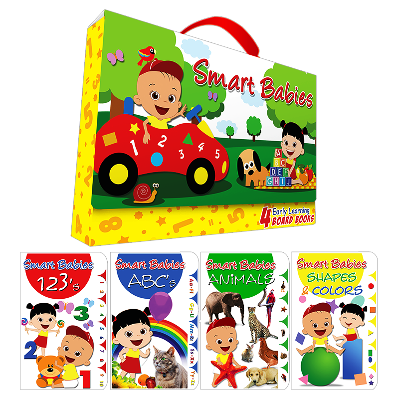 Learning is Fun. SMART BABIES-EARLY LEARNING BOARD BOOKS WITH CARRY CASE